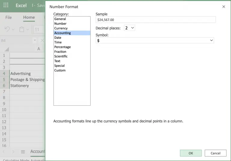 How to Simultaneously Apply Accounting Number Format in Excel [Step By ...