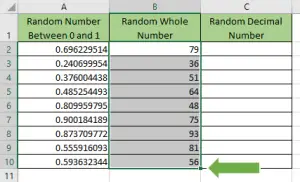 Generating Random Numbers in Excel | Excel Curve